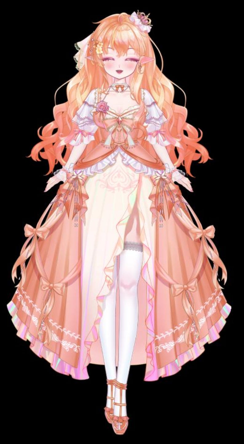 Modelo live2D Peach Spirit [Modelo Vtuber prediseñado/TOTALMENTE ...