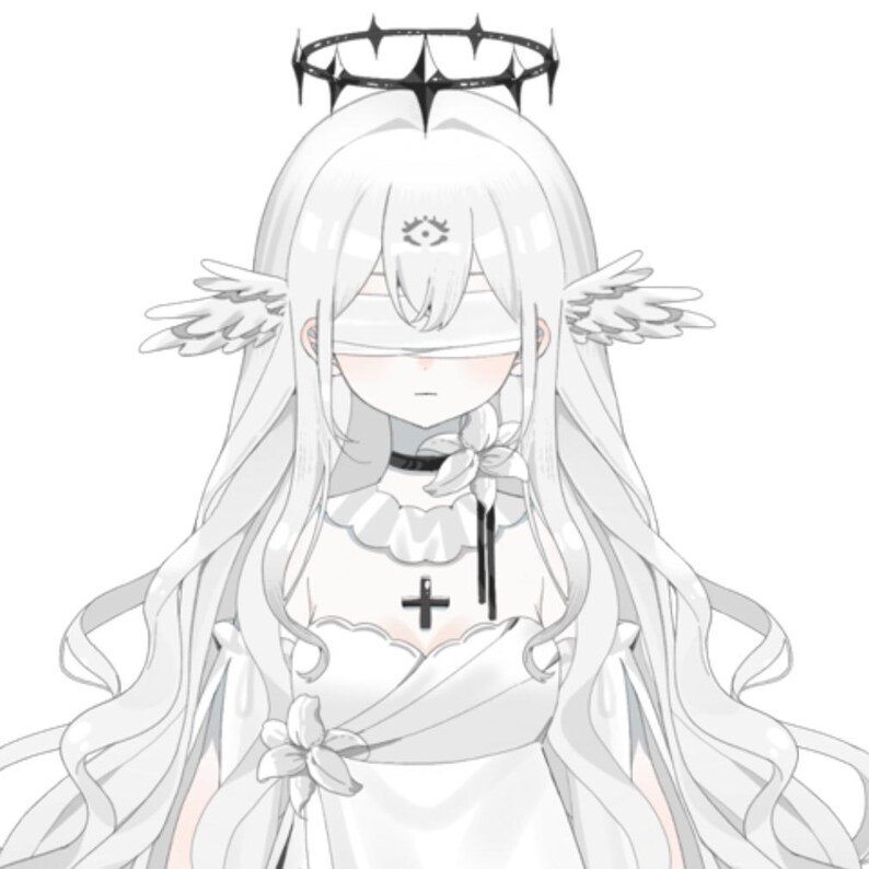 Angel modelo live2D [modelo Vtuber prediseñado/TOTALMENTE EQUIPADO ...