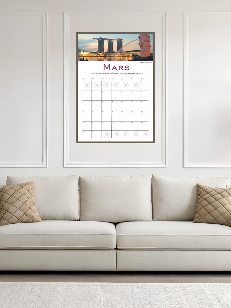 Druckbarer Reisekalender 2026 – Zitate aus aller Welt (FR) - Etsy.de