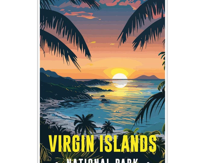 Virgin Islands National Park Sticker Vinyl Car Bumper Decal - Etsy Canada
