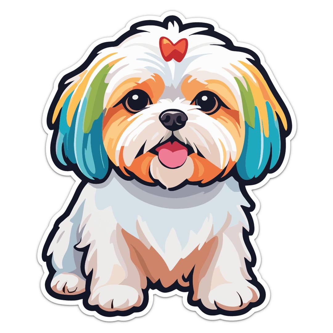 Funny Maltese Dog Sticker Car Bumper Decal - Etsy