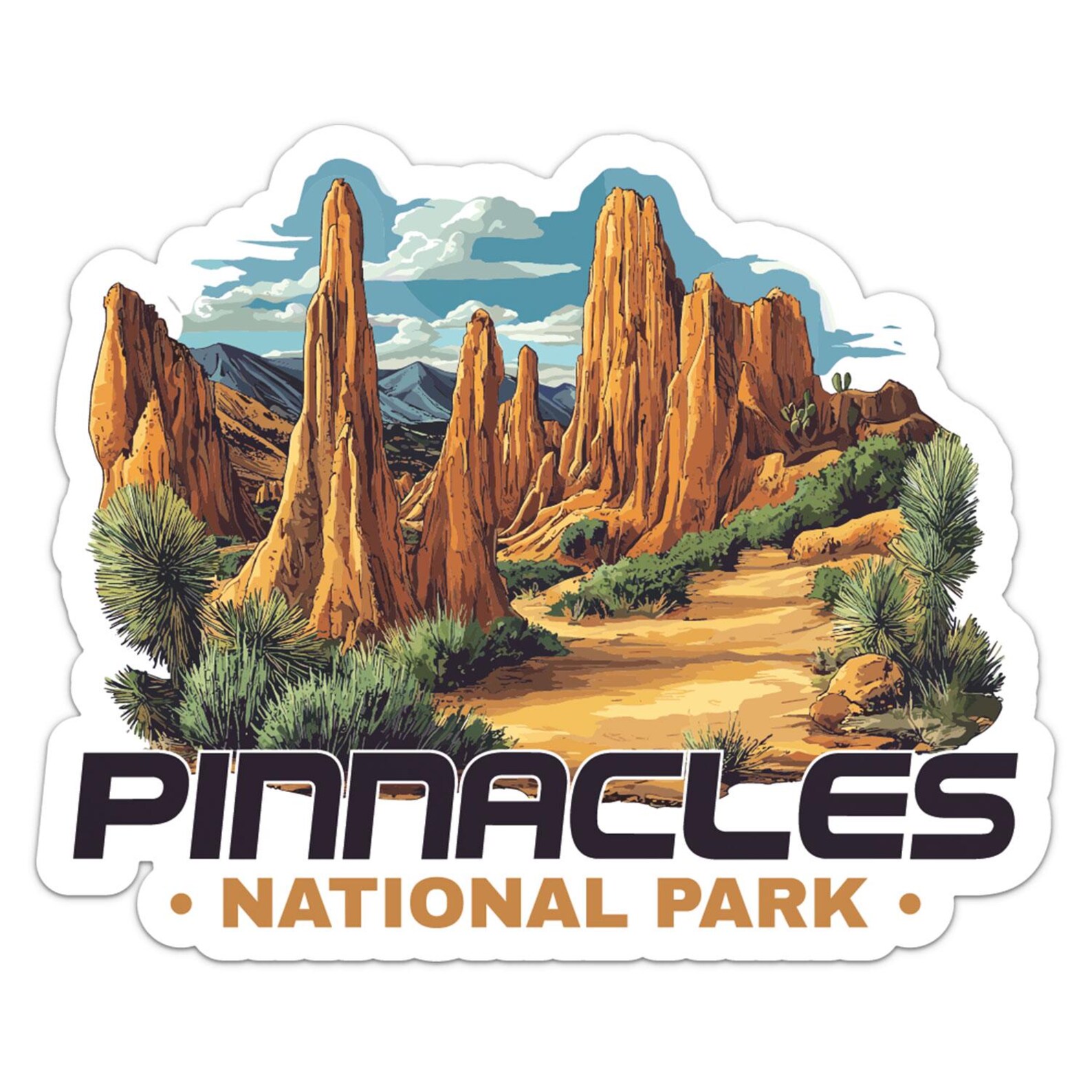 Pinnacles National Park Sticker Vinyl Car Bumper Decal - Etsy