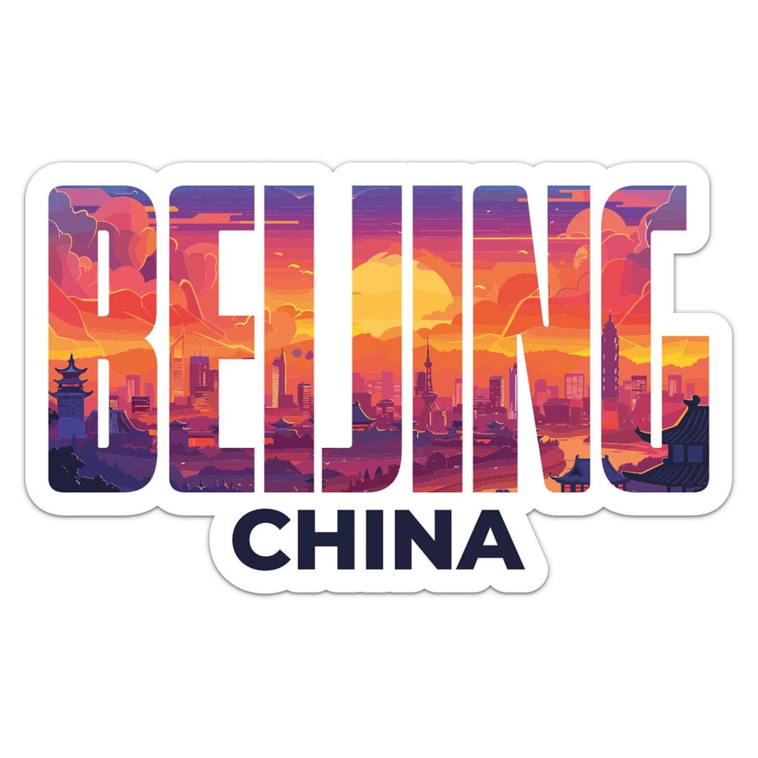 China Beijing City Sticker Car Bumper Vinyl Decal - Etsy