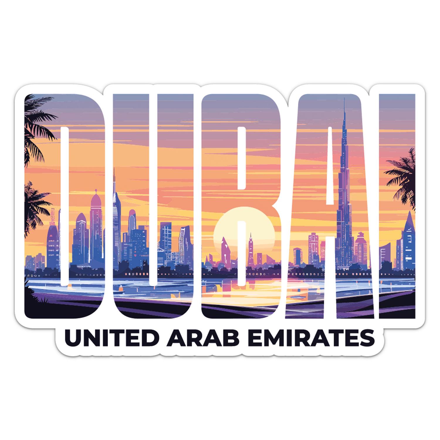 UAE Dubai City Sticker Car Bumper Vinyl Decal - Etsy