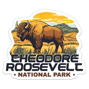 Theodore Roosevelt National Park Sticker Vinyl Car Bumper Decal - Etsy