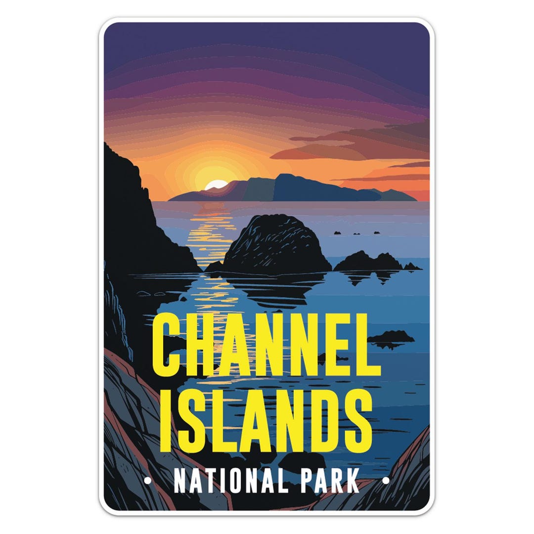 Sunset Channel Islands National Park Sticker Car Bumper Decal - Etsy