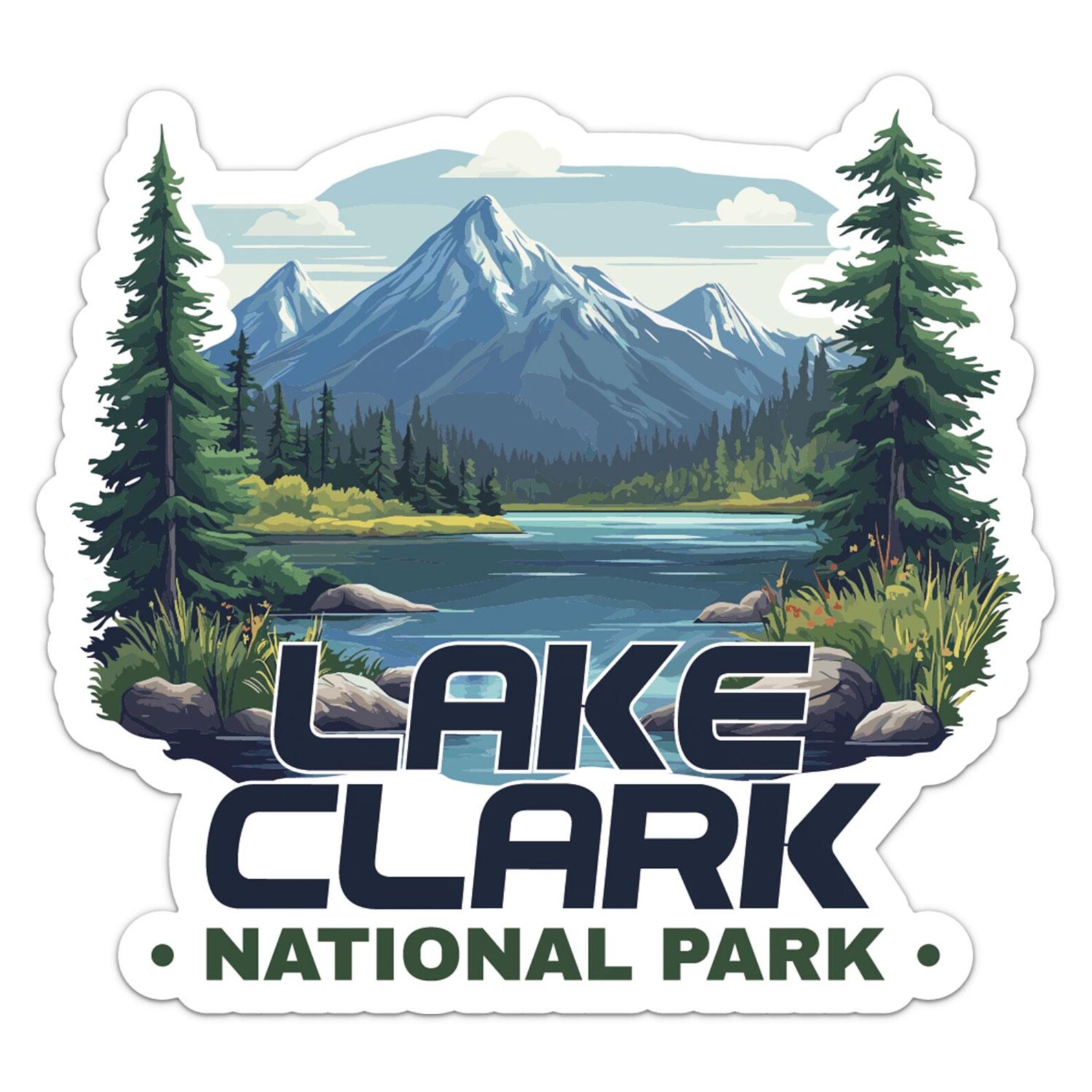 Lake Clark National Park Sticker Vinyl Car Bumper Decal - Etsy
