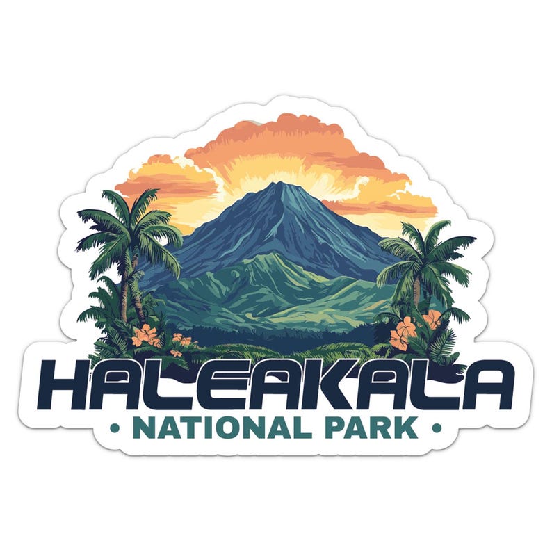 Haleakala National Park Sticker Vinyl Car Bumper Decal - Etsy