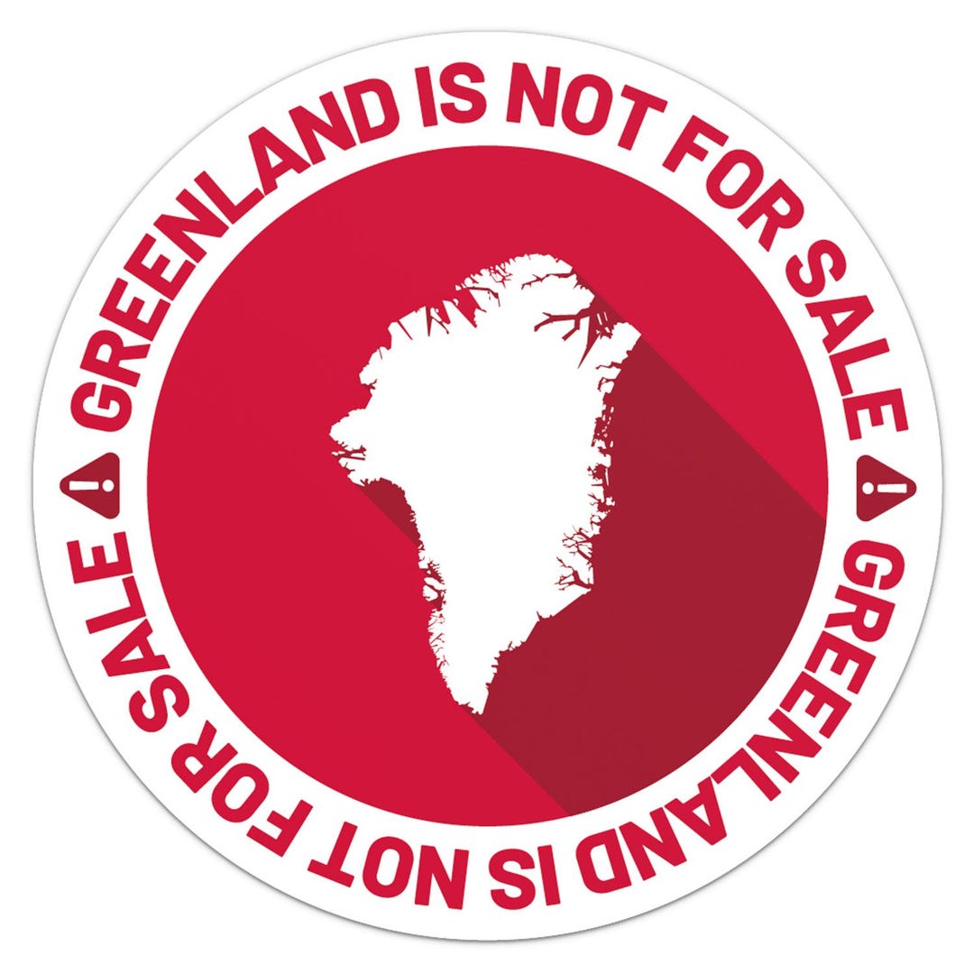 Greenland is Not for Sale Anti Trump Sticker Vinyl Car Bumper Decal - Etsy