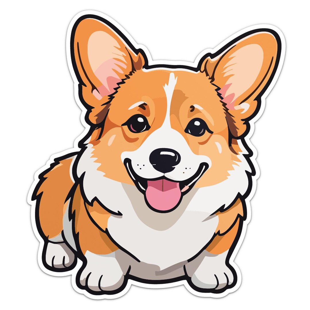 Funny Welsh Corgi Dog Sticker Car Bumper Decal - Etsy