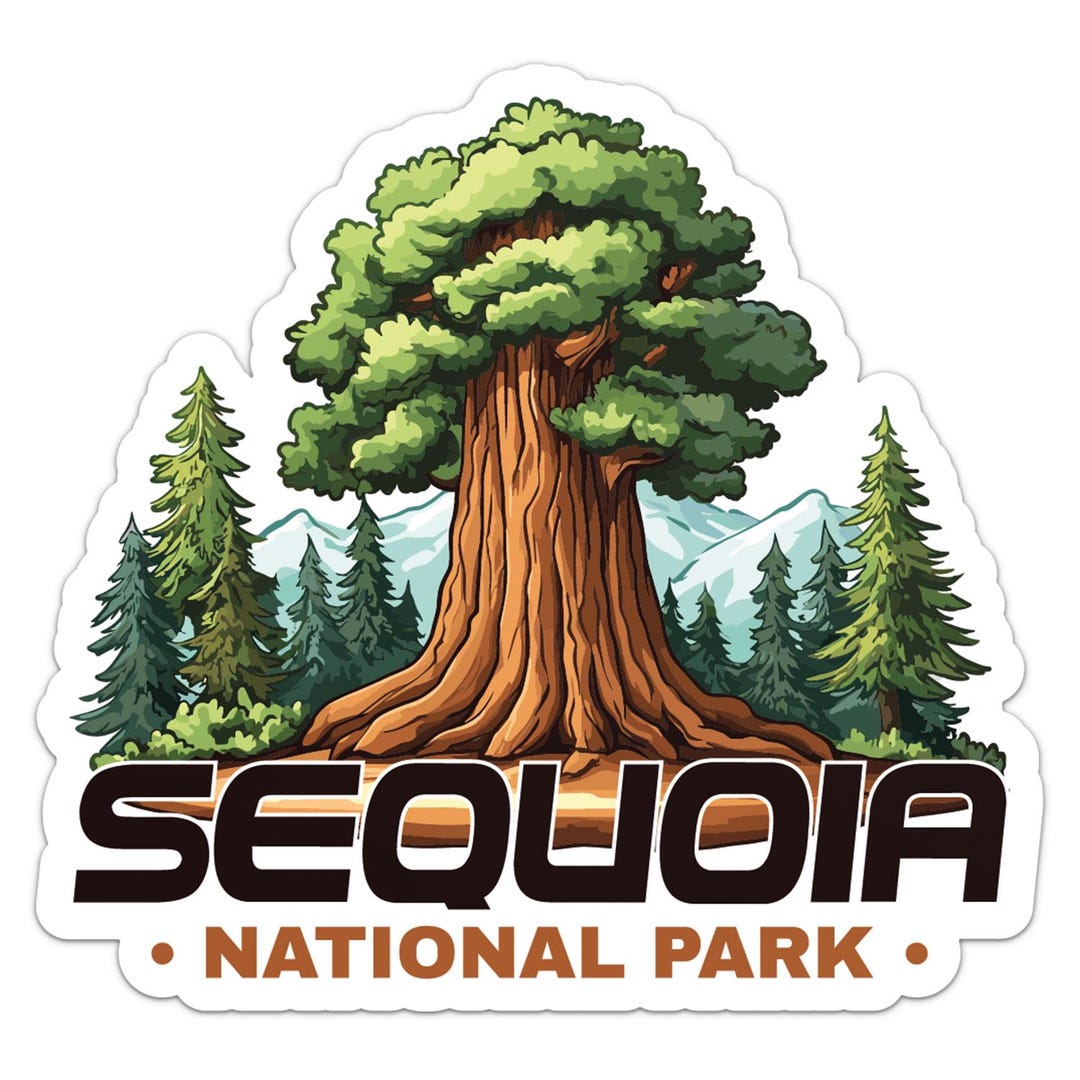 Sequoia National Park Sticker Vinyl Car Bumper Decal - Etsy