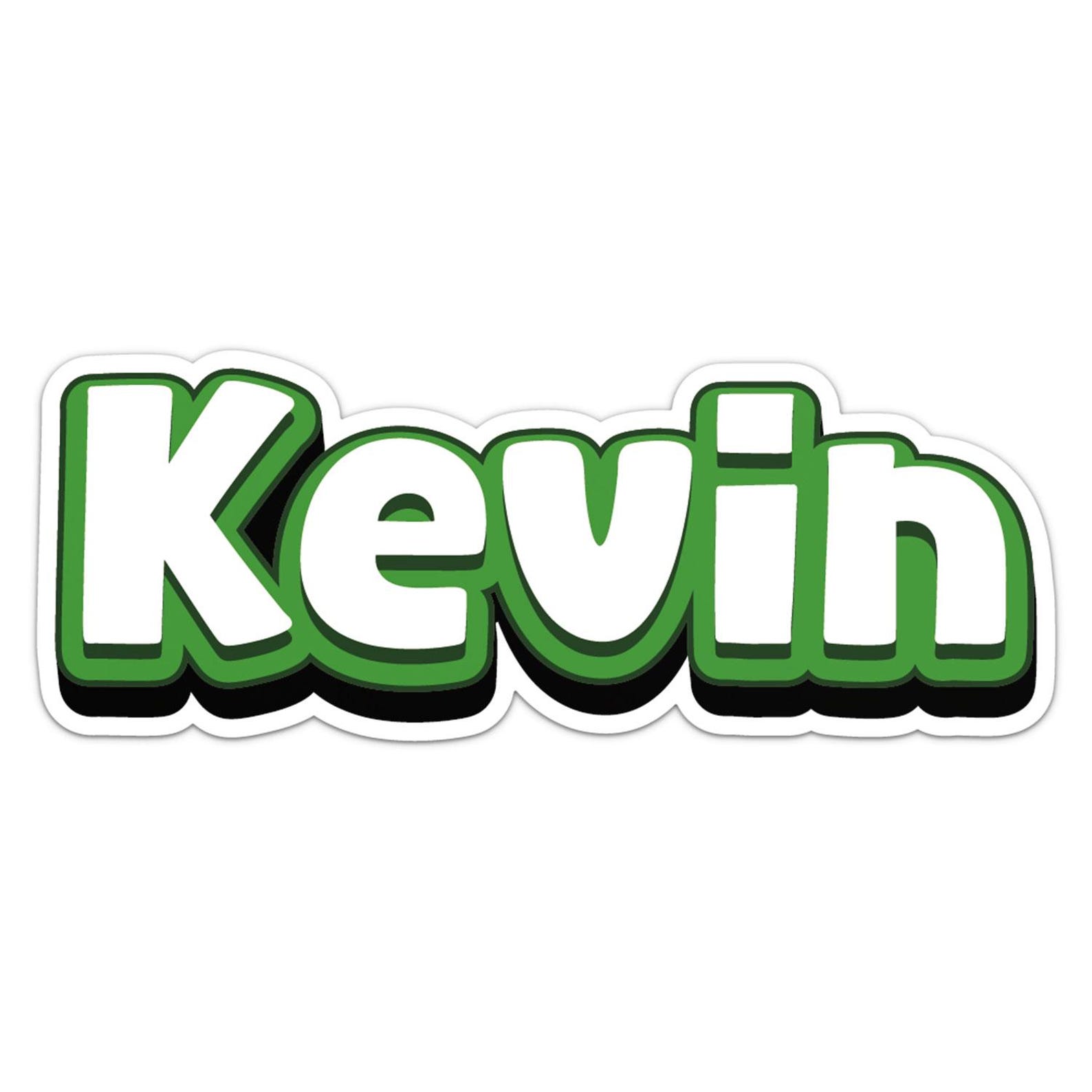 Kevin Name Sticker Car Bumper Decal - Etsy