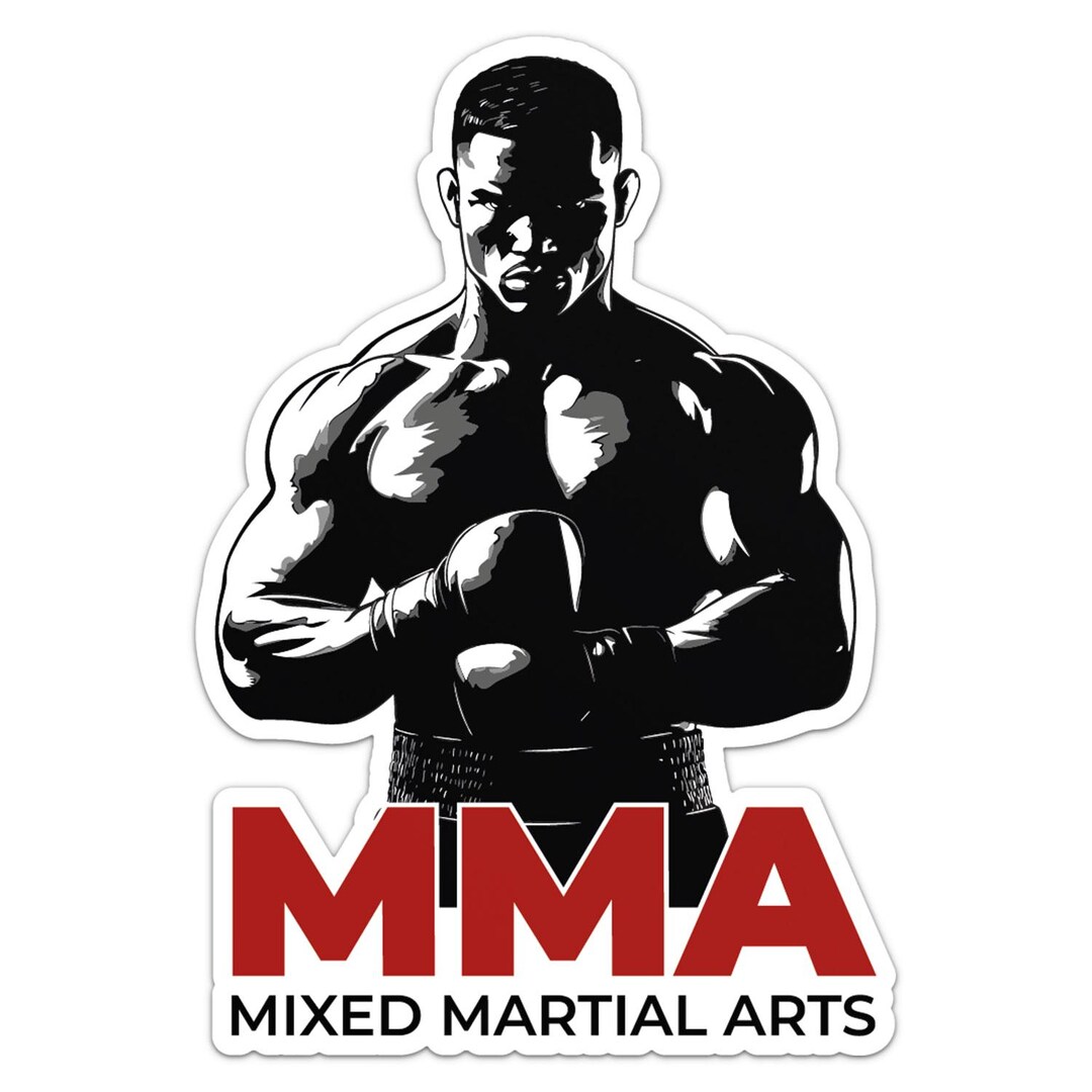 Mixed Martial Arts MMA Fighting Sticker Car Bumper Vinyl Decal - Etsy