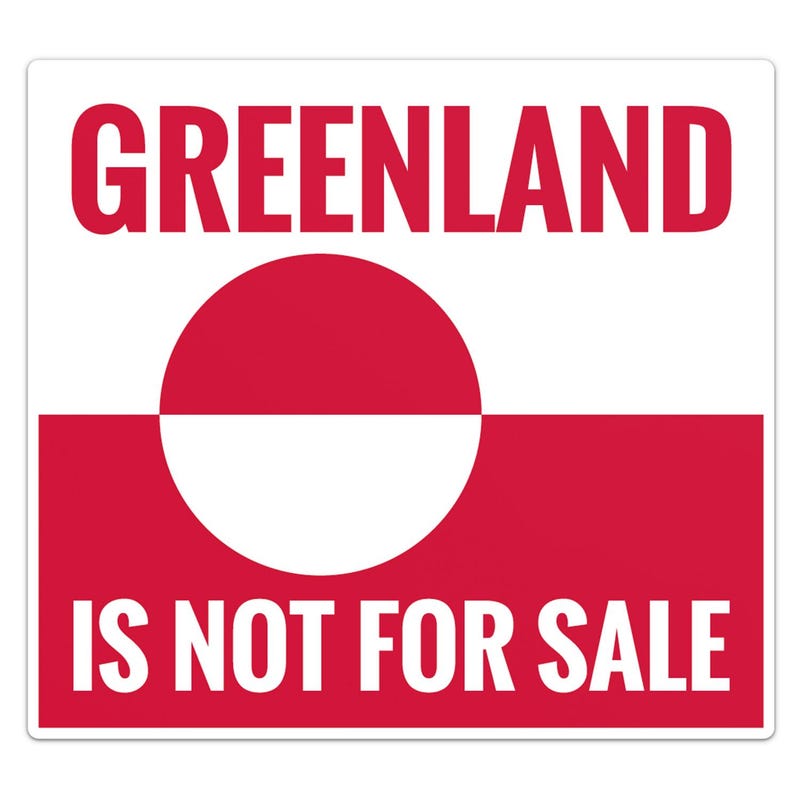 Greenland Car Sticker - Etsy