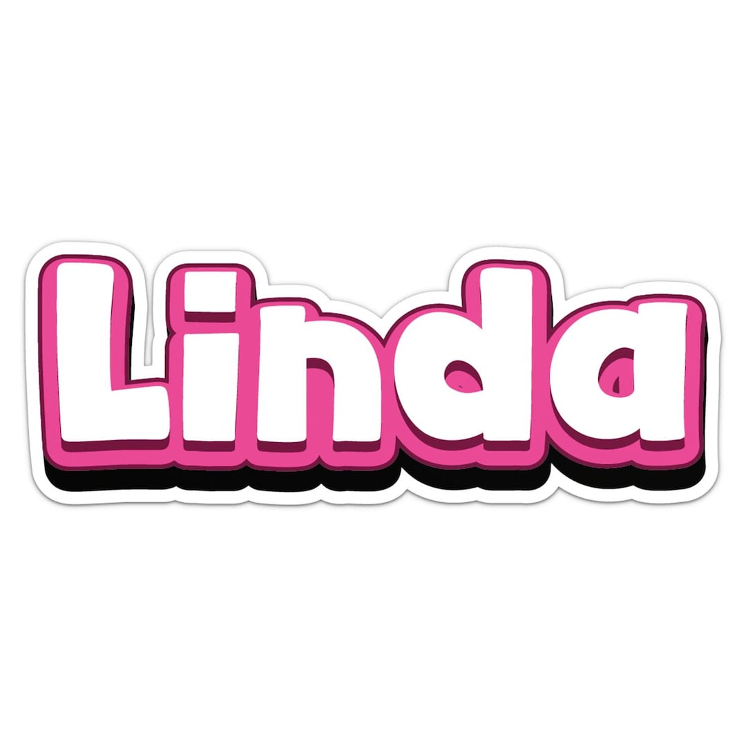 Linda Name Sticker Car Bumper Decal - Etsy