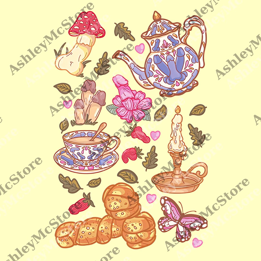 Cottagecore Peens Png, Naughty & Funny Penis Joke Png, Cheeky Adult ...