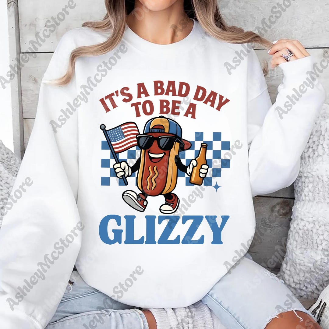 Funny Glizzy Png, Bad Day to Be A Glizzy Digital, USA Party Racer Png ...