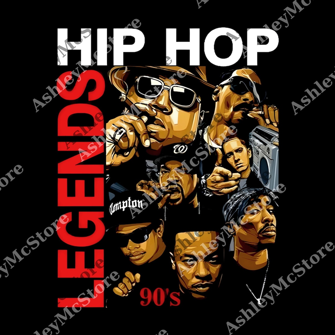 Old School Rappers Black Cotton Png, Hip Hop Rap East Coast West Coast ...