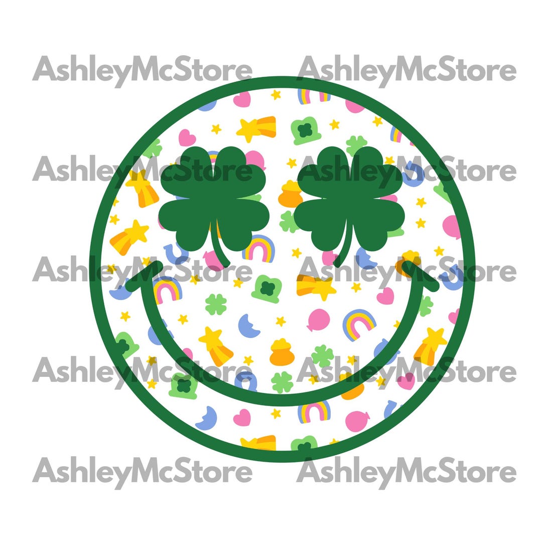 Retro Lucky Smiley Png, Retro Lucky Emoji Png, Lucky Charm Smiley Face ...