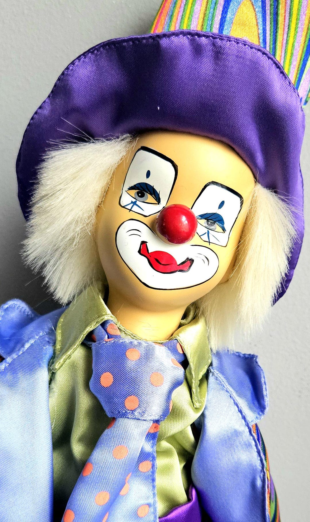 Lazlo Porcelain Clown Doll – Haunted Circus Wisp Spirit Companion - Etsy