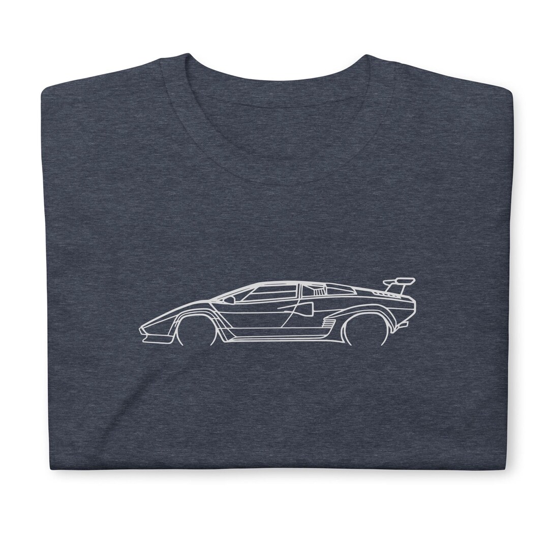 Countach 1985 T-shirt Softstyle Tee Shirt for Car Lovers Grandpa Dad ...