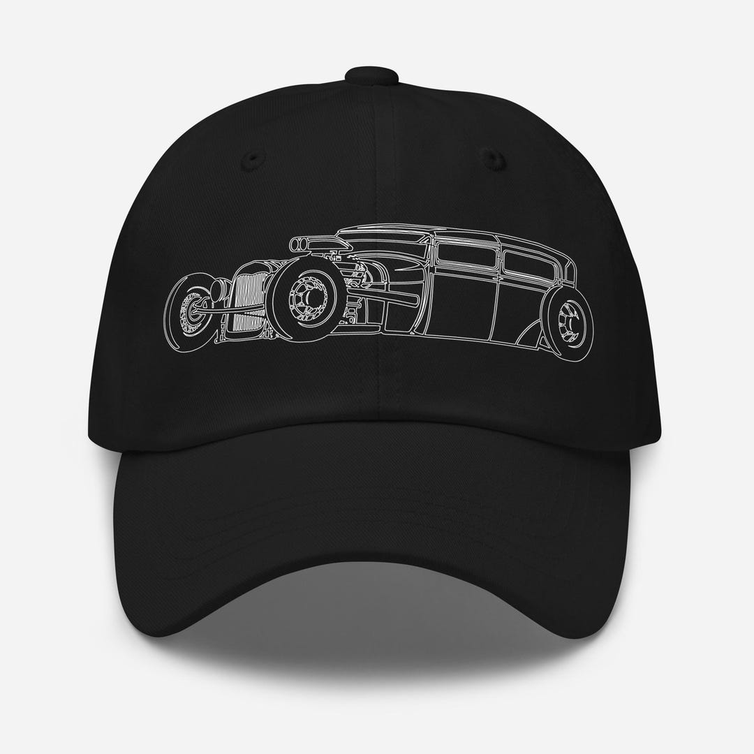 Rat Rod Tudor 1929 Dad Hat Car Silhouette Baseball Cap - Etsy
