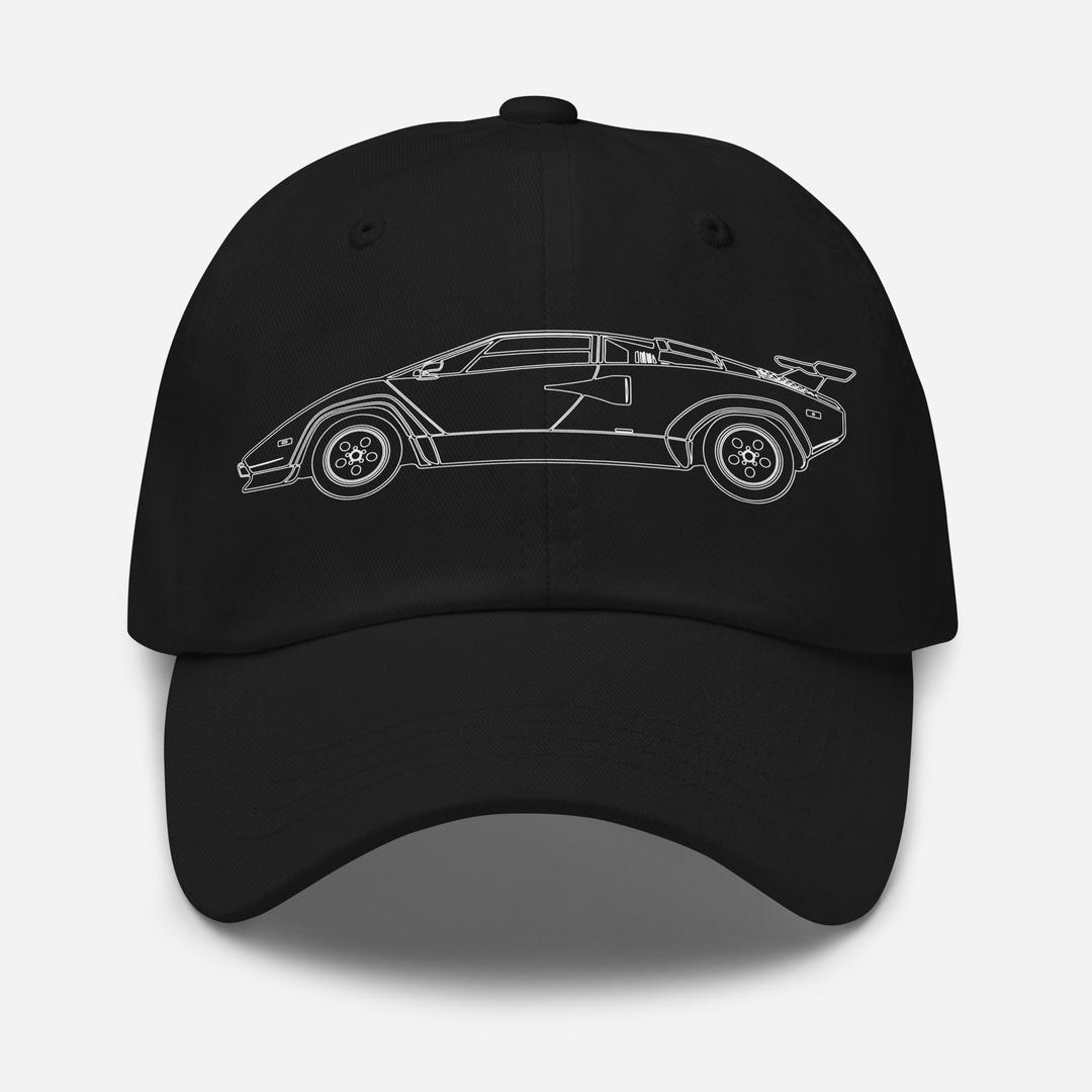 Countach Dad Hat Car Silhouette Baseball Cap - Etsy