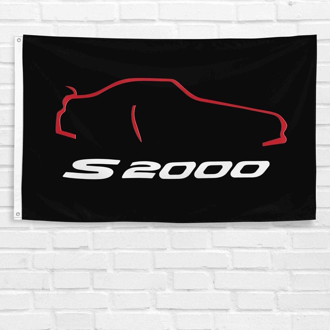 For S2000 Car Enthusiast 3x5 Ft Flag JDM Car Racing Show VTEC Wall ...