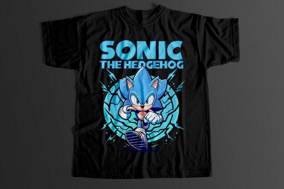 PNG for DTF, Instant Download, Digital File for Tshirt Sonic the ...