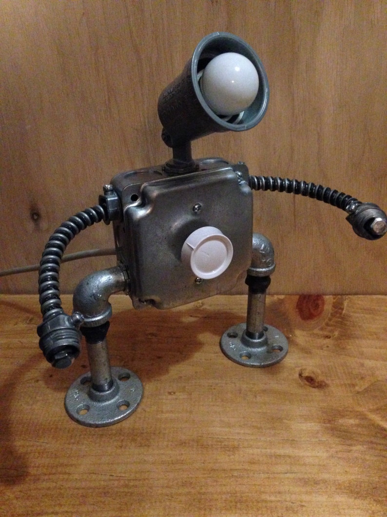 Robot Lamp (with Dimmer) - Etsy