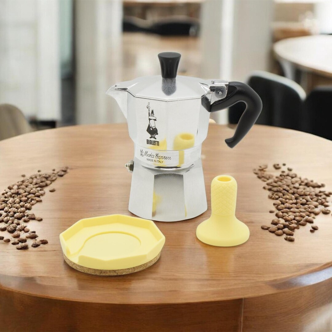 Accessories 2 Cups Bialetti Moka Express Cooker - 4in1, Coaster ...