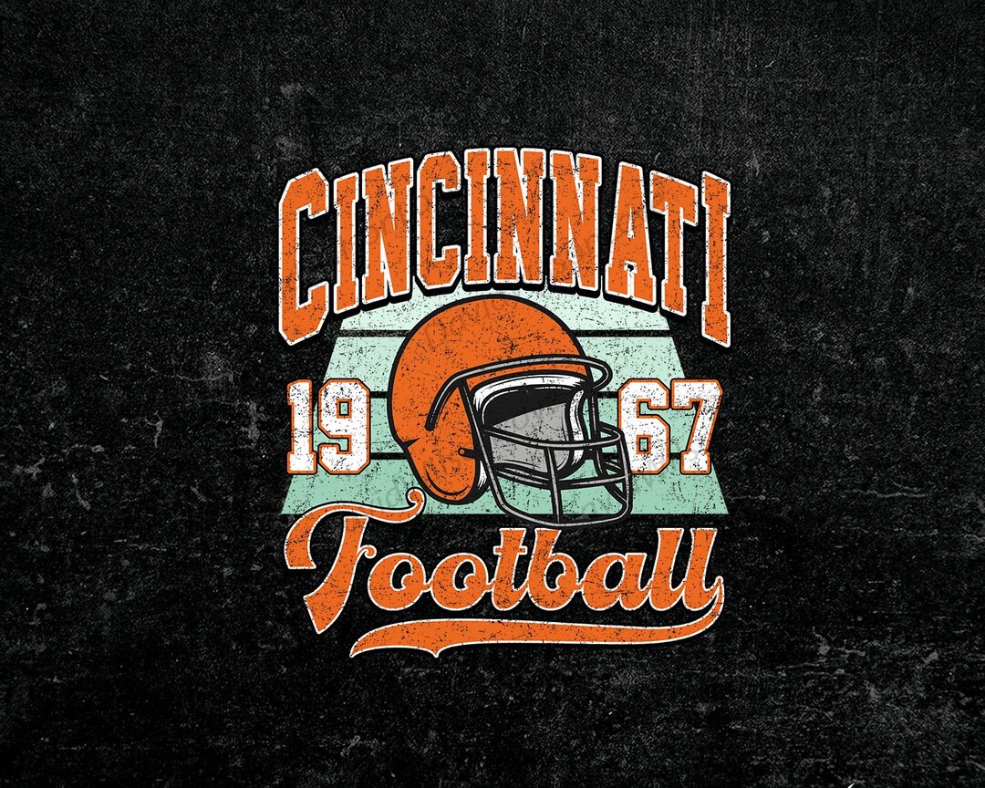 Vintage Cincinnati Football Png, Retro Cincinnati Png, Cincinnati Fan ...
