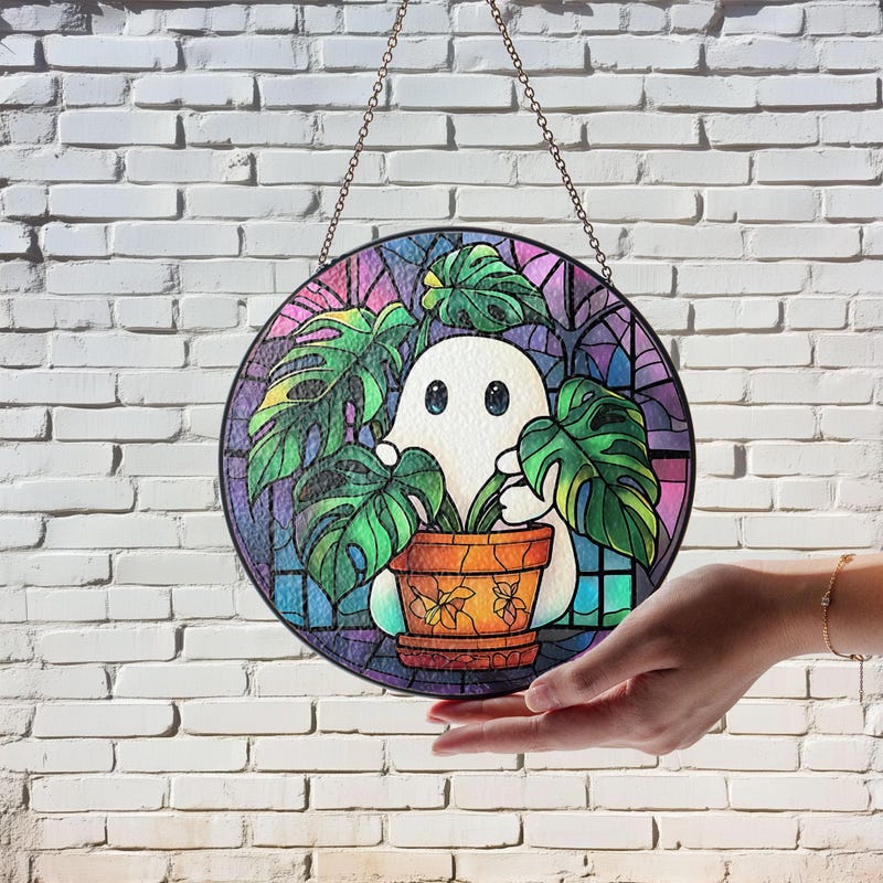 Stained Glass Ghost - Etsy