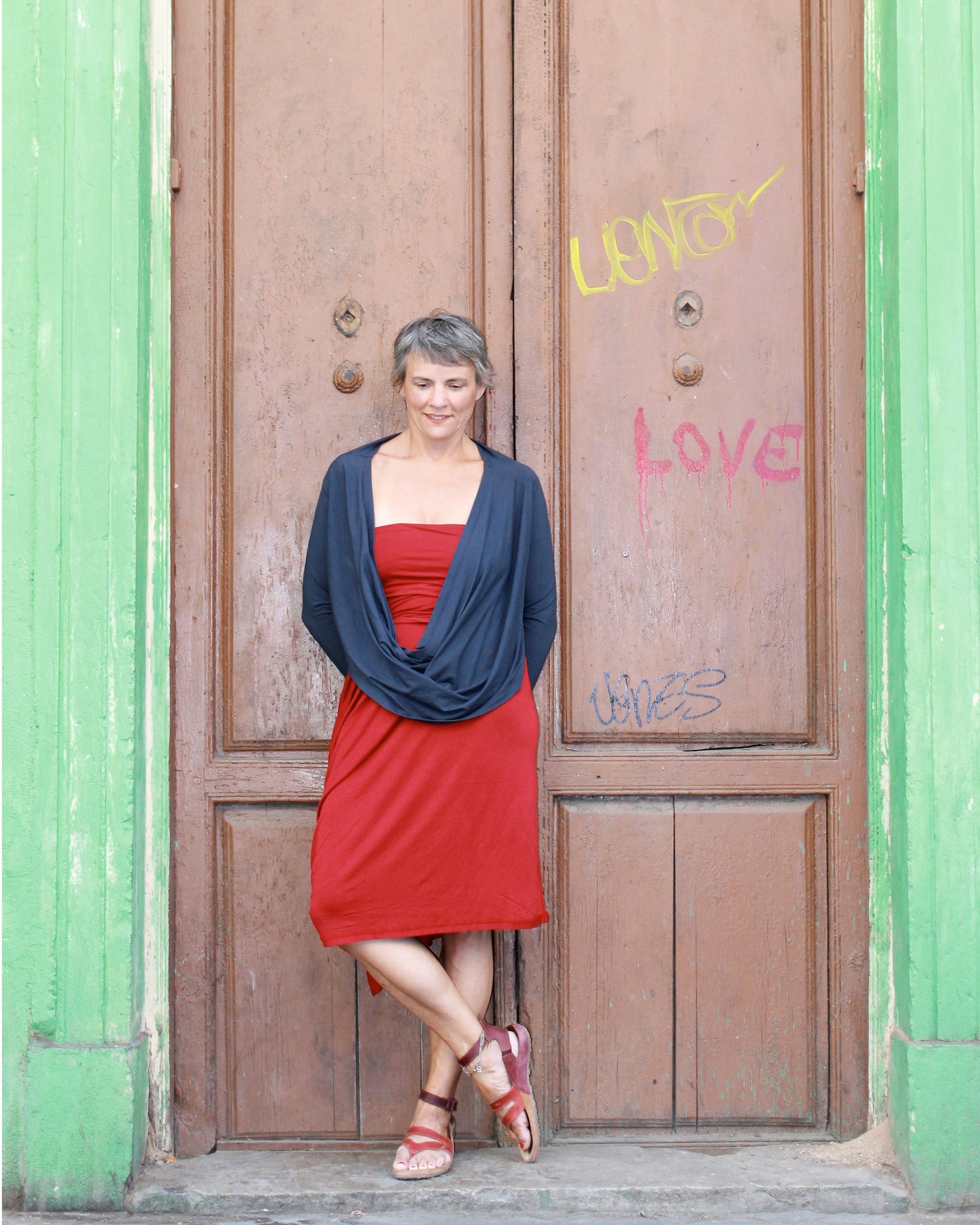 Gray Bolero Shrug, Gray Shrug Long Sleeve, Shrug With Thumbholes ...