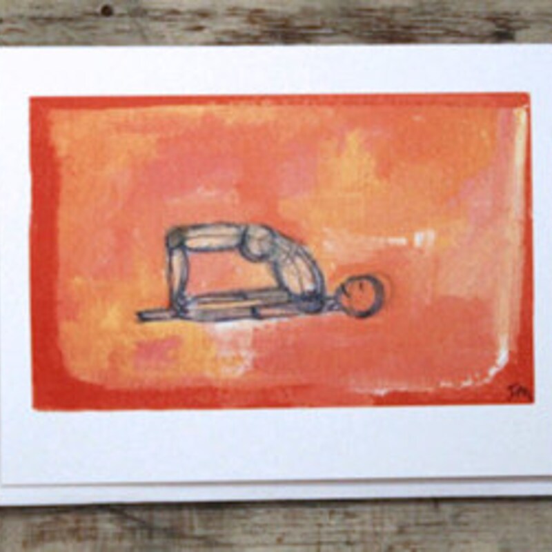 Yoga Note Cards - Etsy