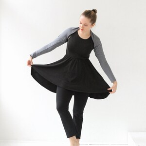 Gray Shrug | Reversible Shrug| Black and Gray Shrug| Gray Bolero Shrug ...