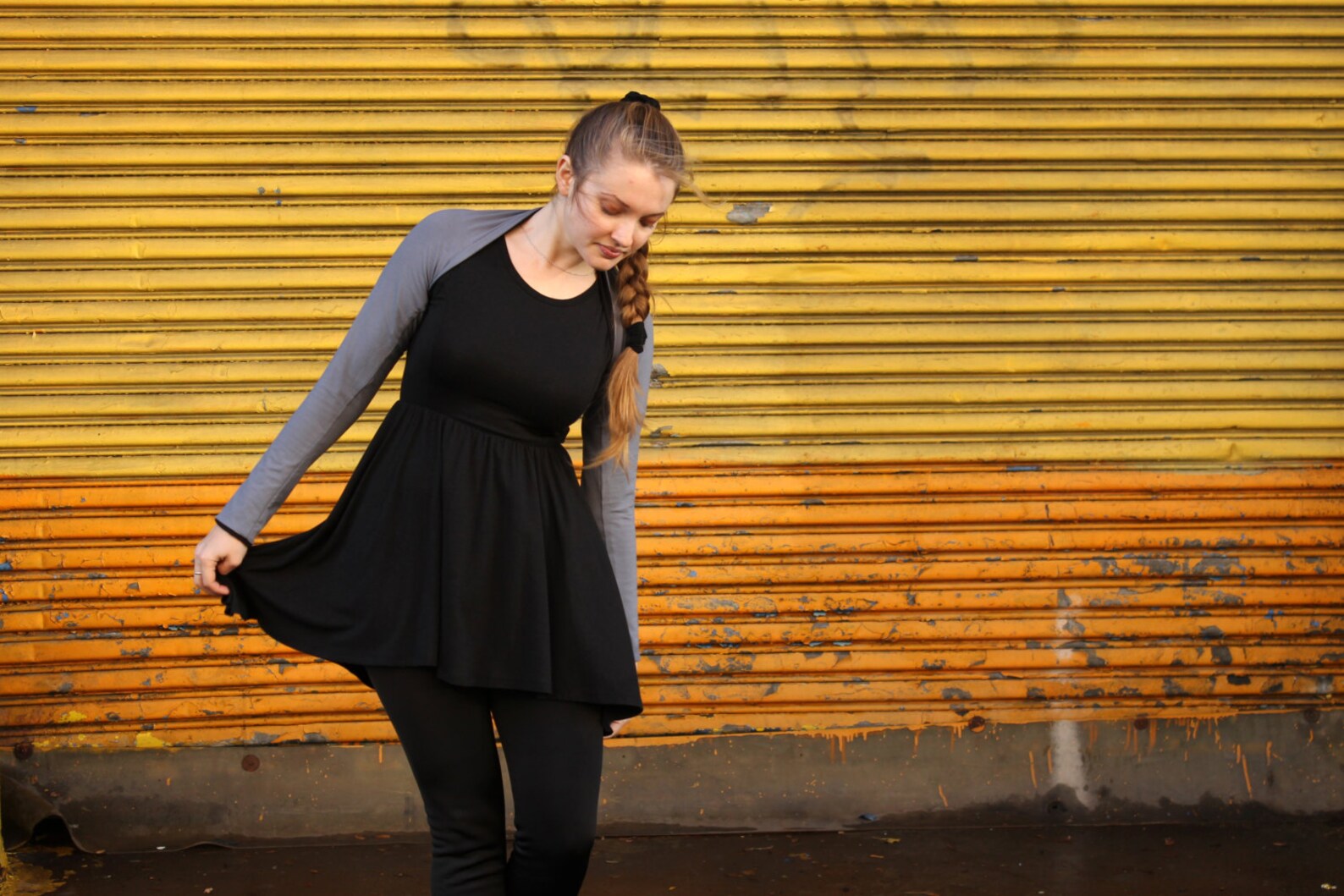 Gray Shrug | Reversible Shrug| Black and Gray Shrug| Gray Bolero Shrug ...