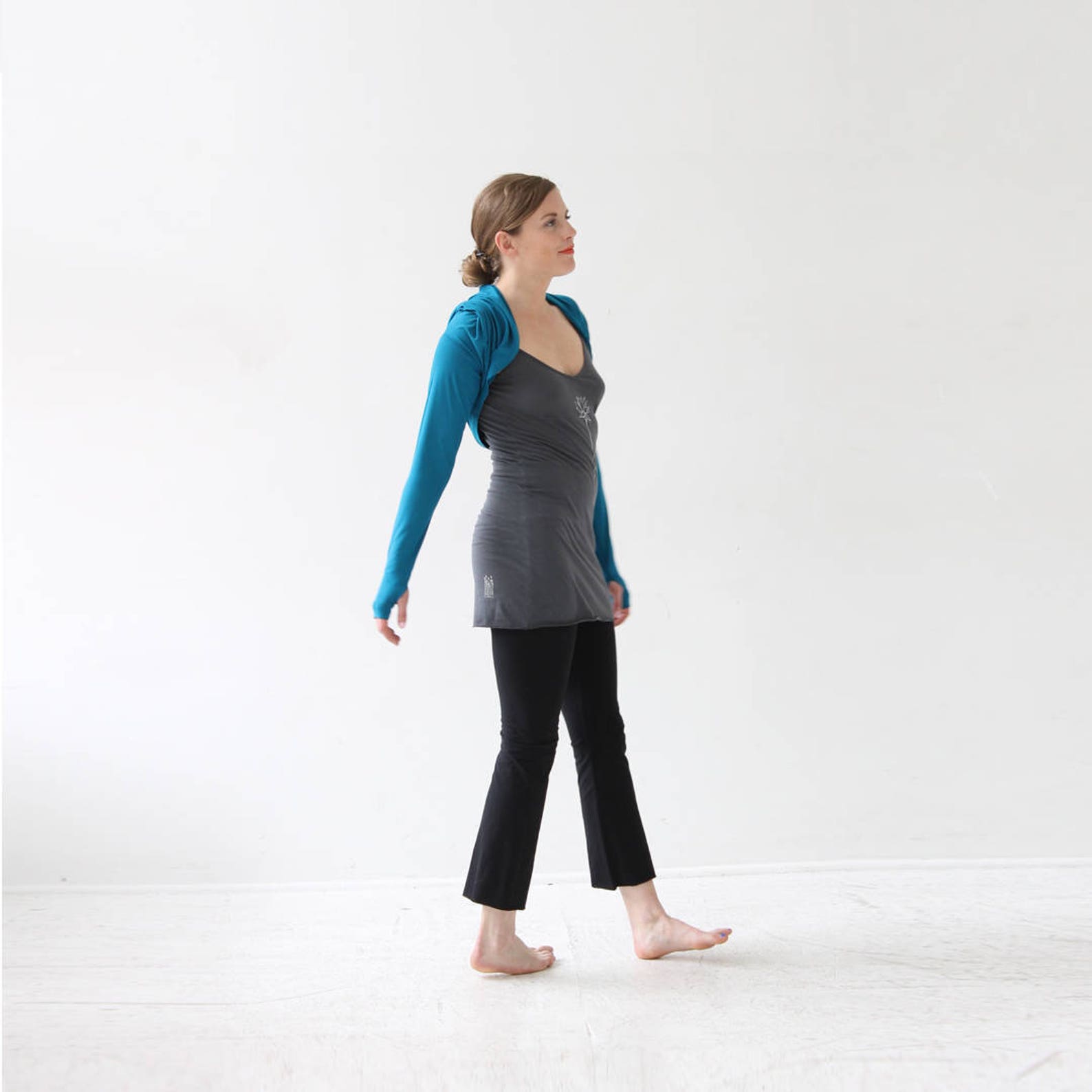 Turquoise Shrug, Turquoise Wrap Shawl, Bolero Shrug Blue, Blue Bolero ...