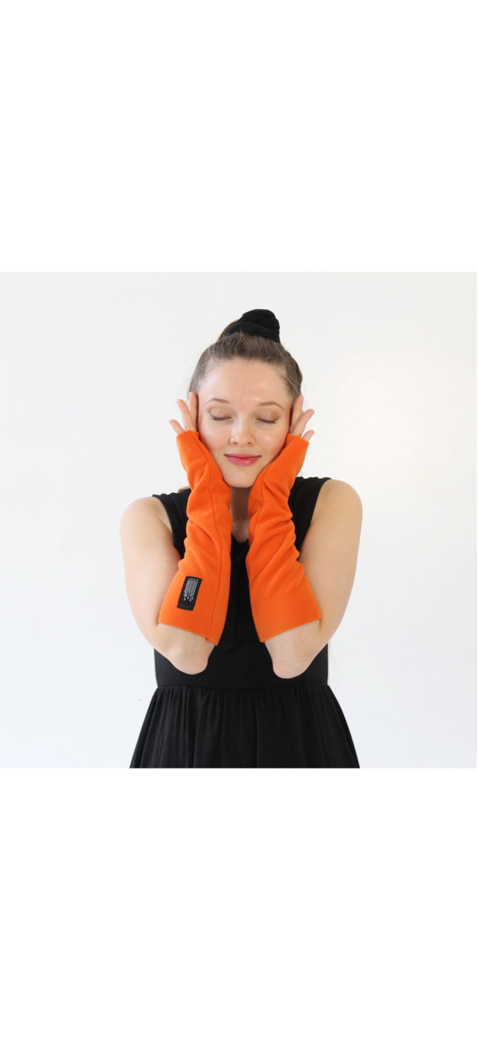 Texting Gloves Long Fingerless Glove Fingerless Gloves - Etsy