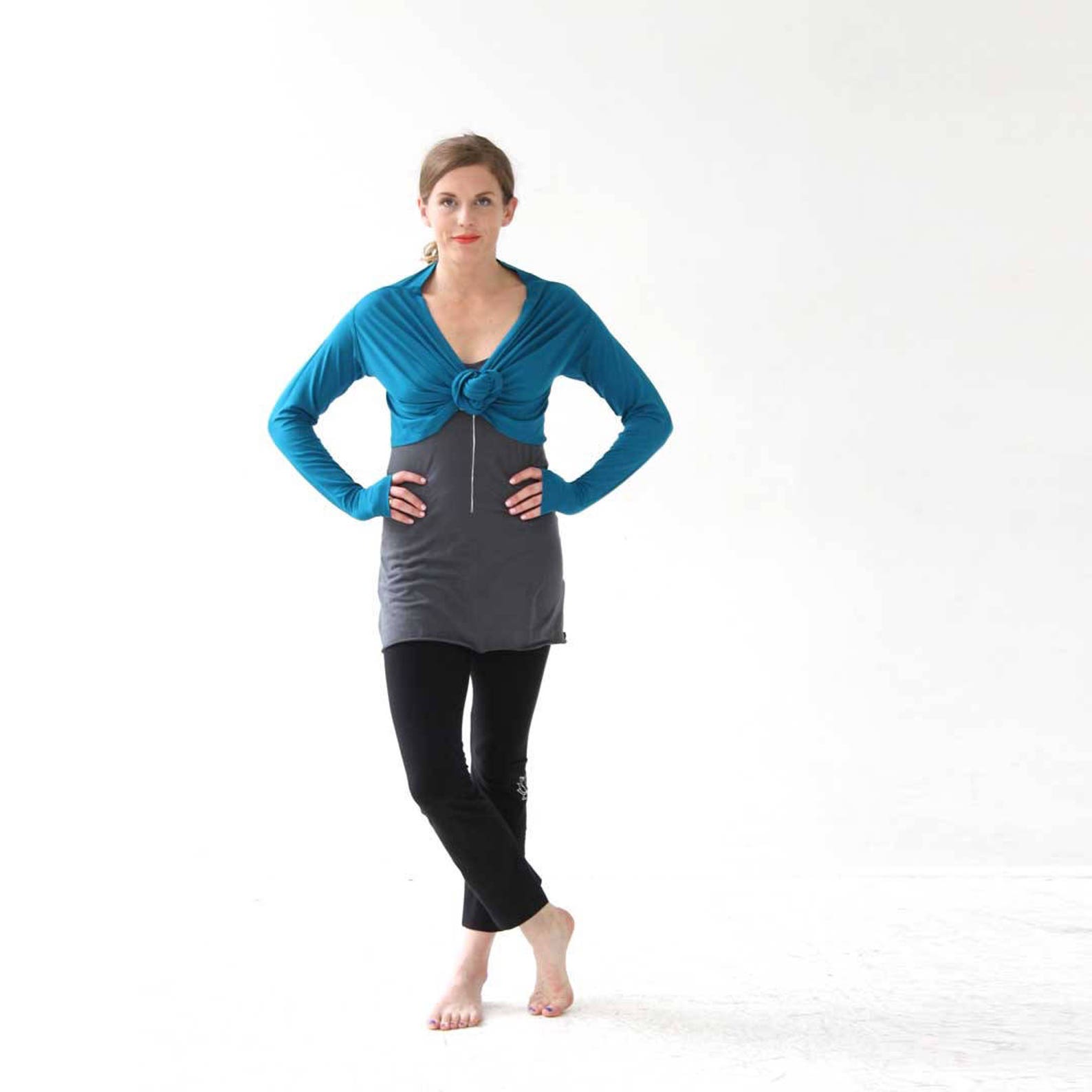 Turquoise Shrug, Turquoise Wrap Shawl, Bolero Shrug Blue, Blue Bolero ...