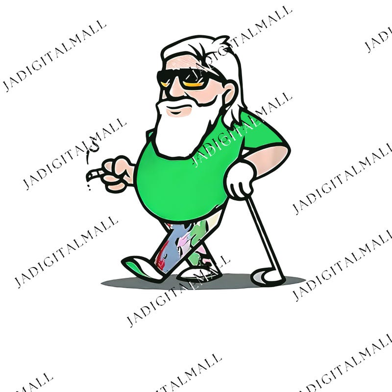John Daly Cartoon Shirt - Etsy