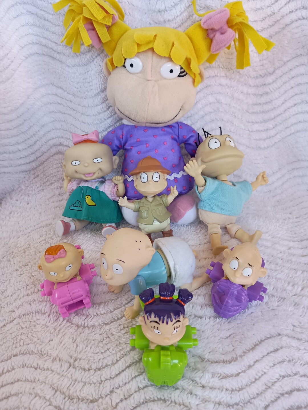 Vintage 1998 Rugrats Collectible Doll Figure Bean Bag Plush Toy Lot ...