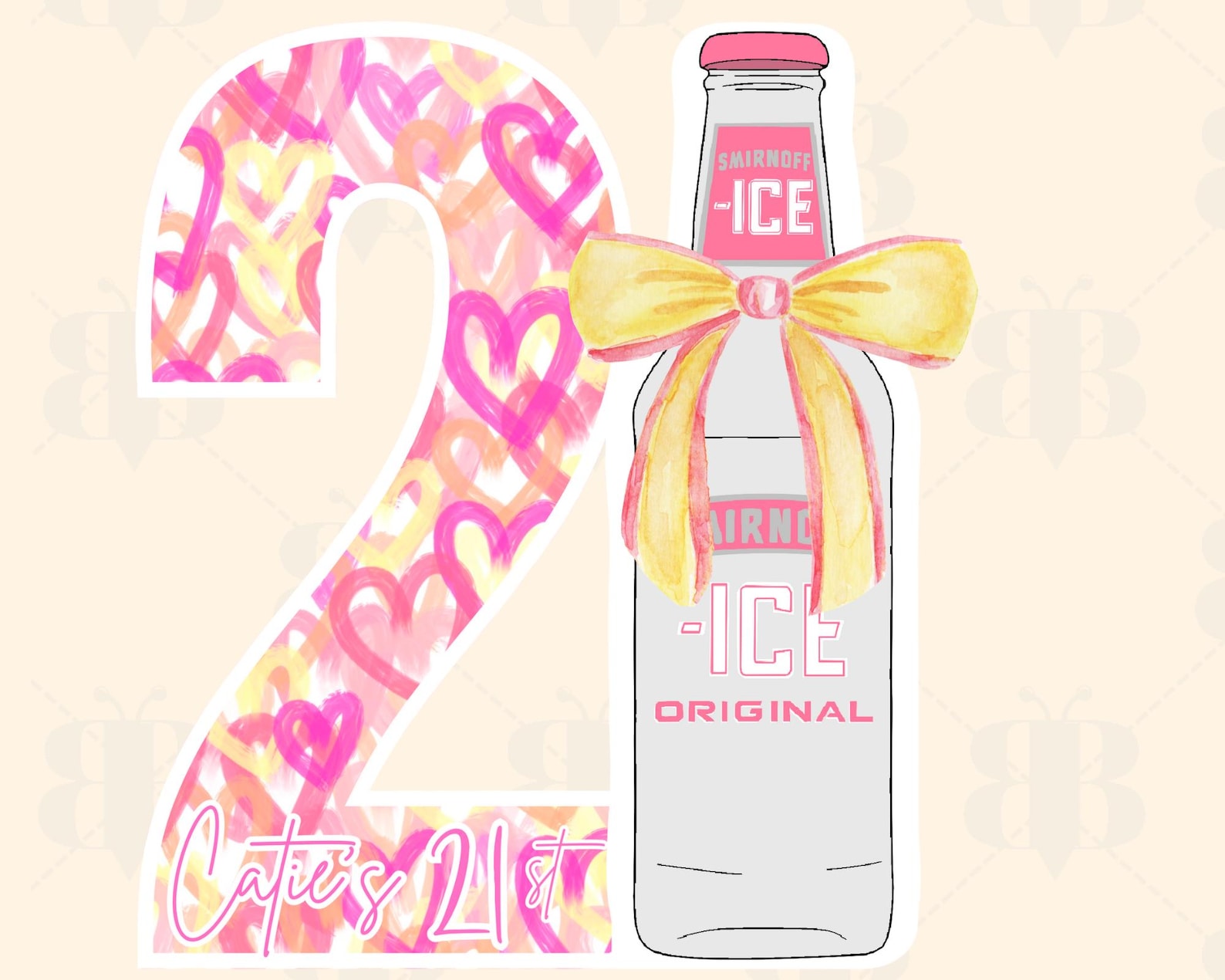 Custom 21st Birthday Sign - Etsy