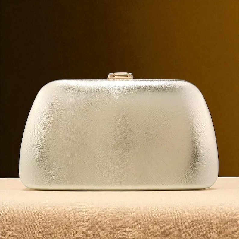 Luxury Designer Clutch Bag – Elegant Leaf Clasp Evening Purse | Wedding ...
