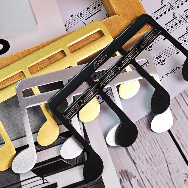 Music Bookmark - Etsy