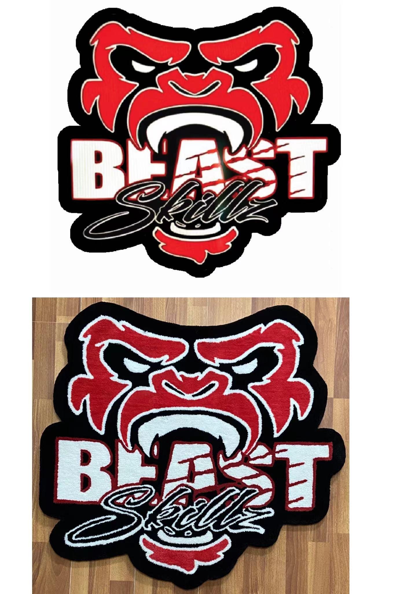 Custom Logo Tufted Rug Design | Personalized Shape Custom Rug | Custom ...