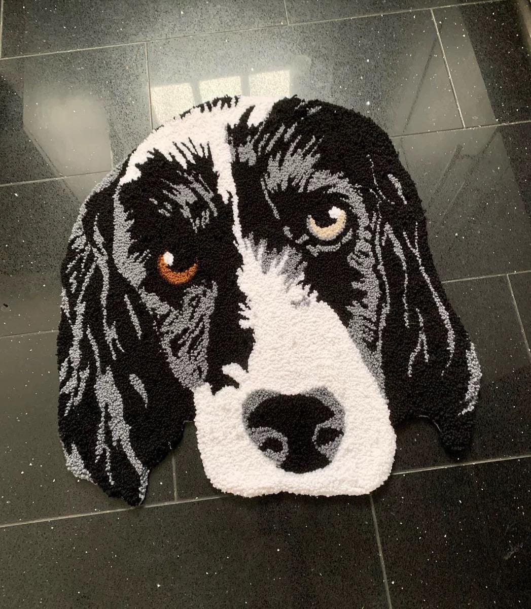 Custom Tuft Rug Design | Personalized Shape Design Pet Tufted Rugs ...