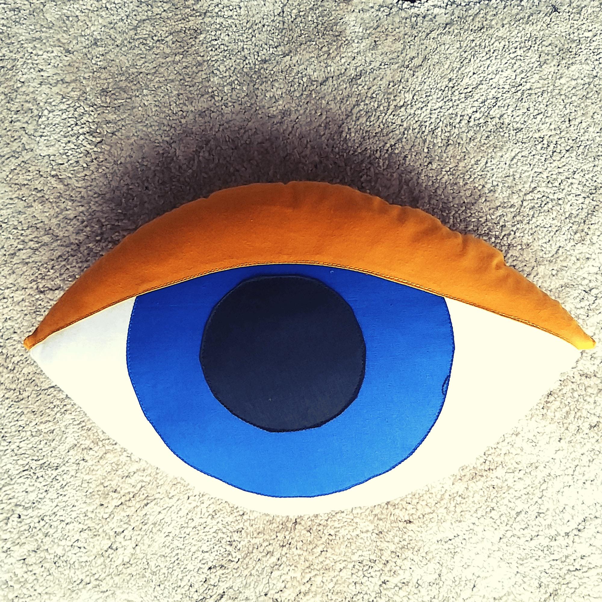 Whimsical Eye-shaped Pillow | Plush Sleep Aid & Decorative Cushion for ...