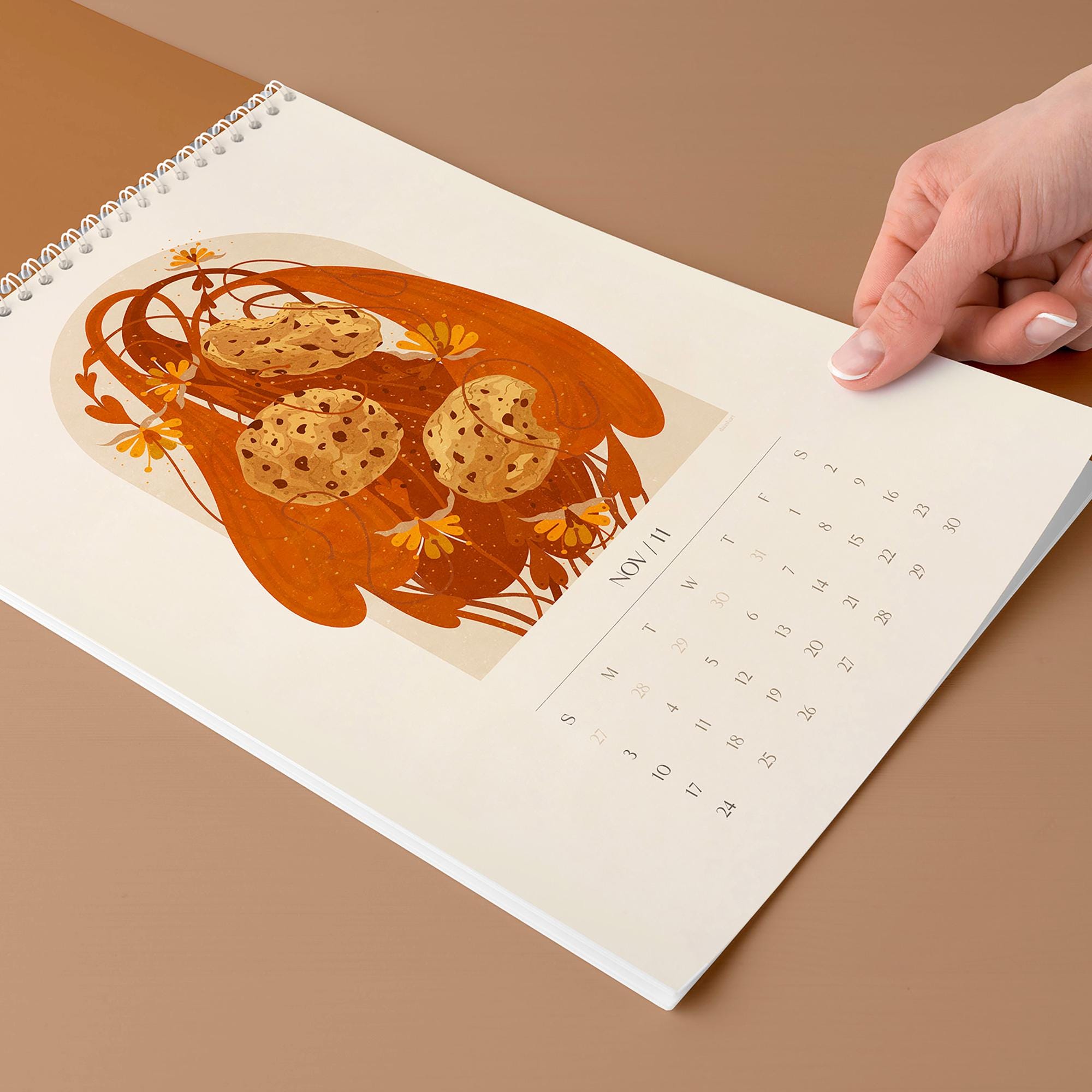 Printable Personalized Foodie 2026 Calendar Monthly Food and Drink ...