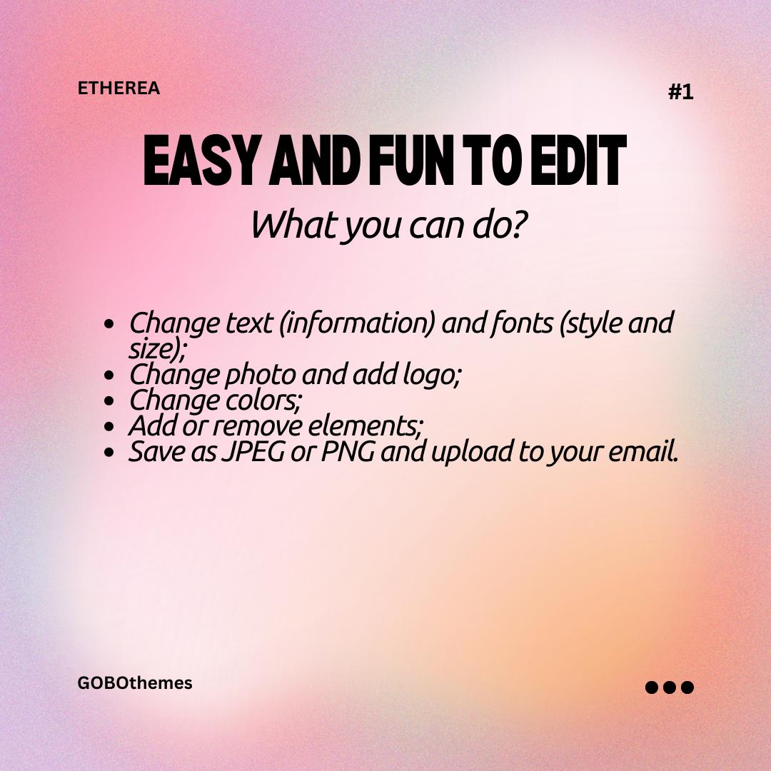 Email Signature Template "etherea" for Canva - Personal Trainer Email ...